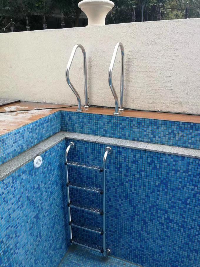 Flange Type Stainless Steel 1.0mm Swimming Pool Step Rails