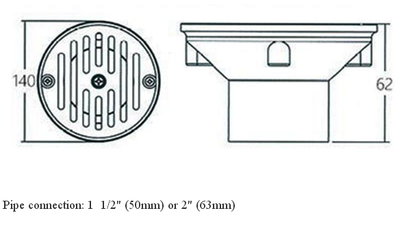 SS304 Swimming Pool Water Returns