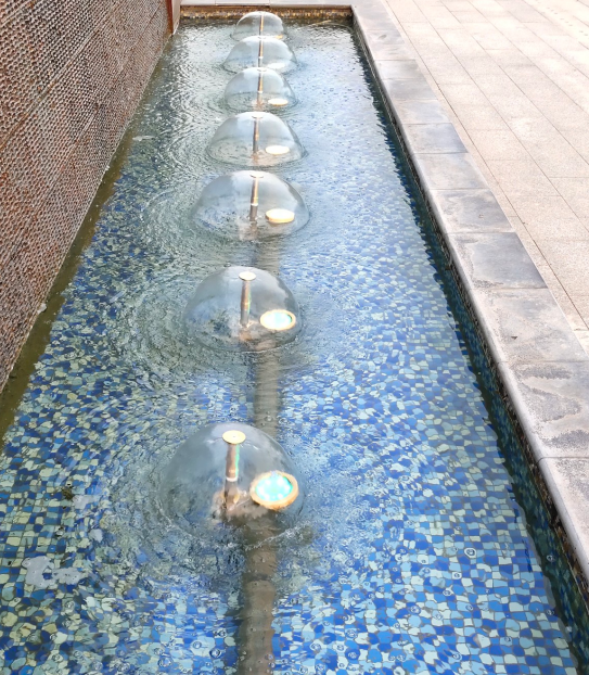 1.5psi DN25 Water Bell Fountain Nozzle Jet 22gpm Water Flow