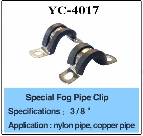 SS304 3/8" Stainless Steel Pipe Clips For Mist Water Nozzle